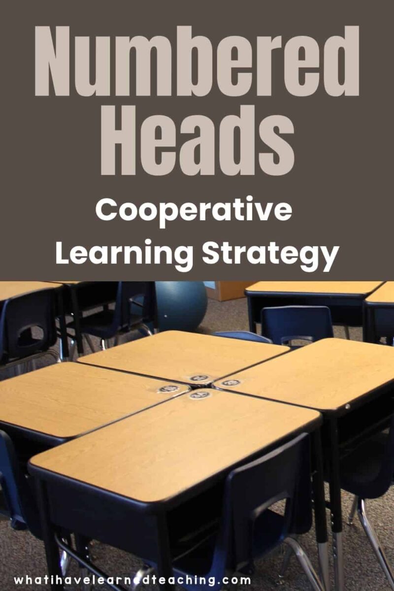 Numbered Heads Together Strategy: Cooperative Learning for the Classroom