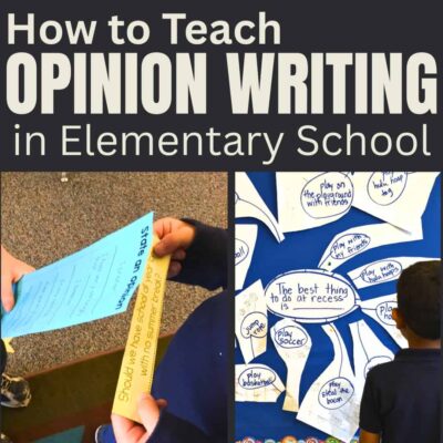 100 Opinion Writing Prompts for Elementary Students