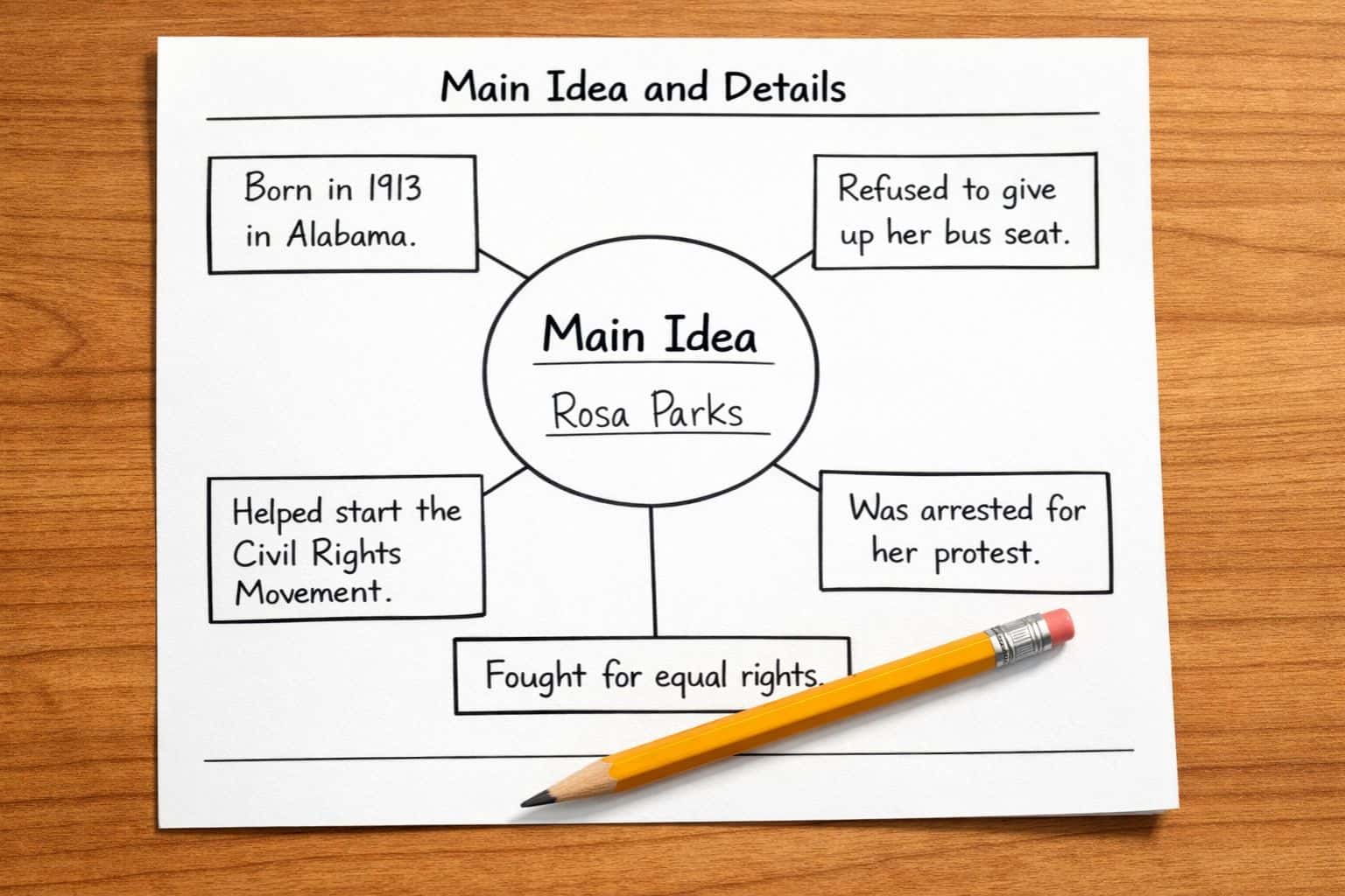 Graphic Organizers for Biographies (Examples for Students)