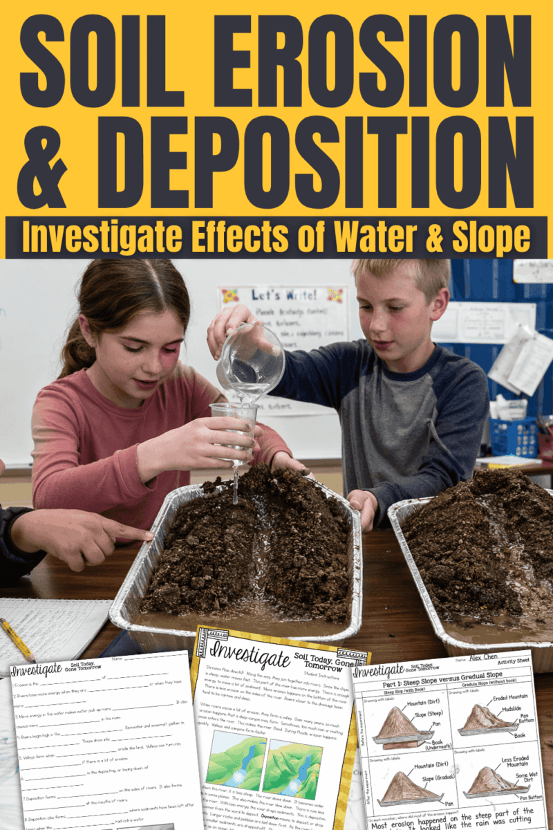 Water Erosion Activity 4th Grade Soil Deposition Lab