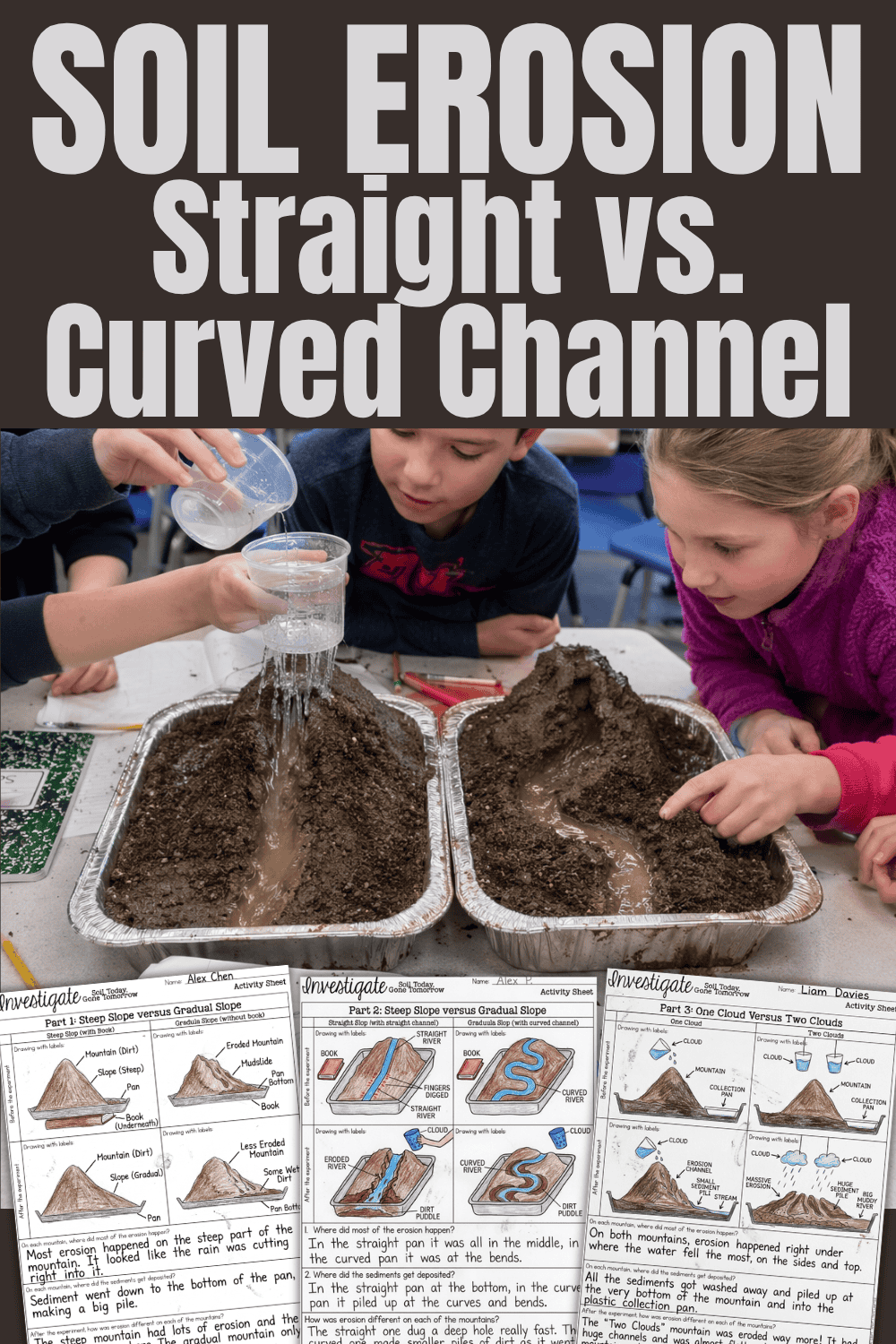 Water Erosion Activity 4th Grade Soil Deposition Lab