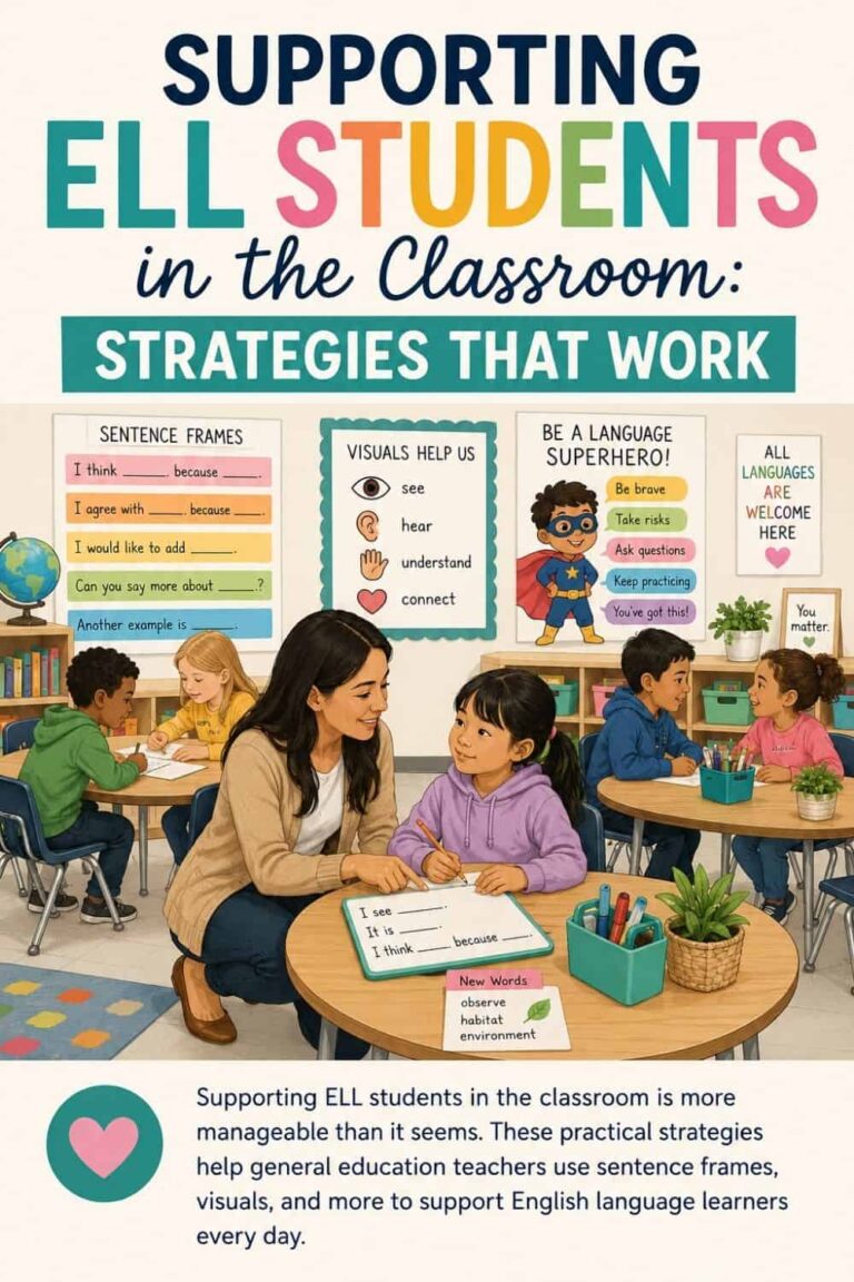 Supporting ELL Students in the Classroom for K-5 Teachers