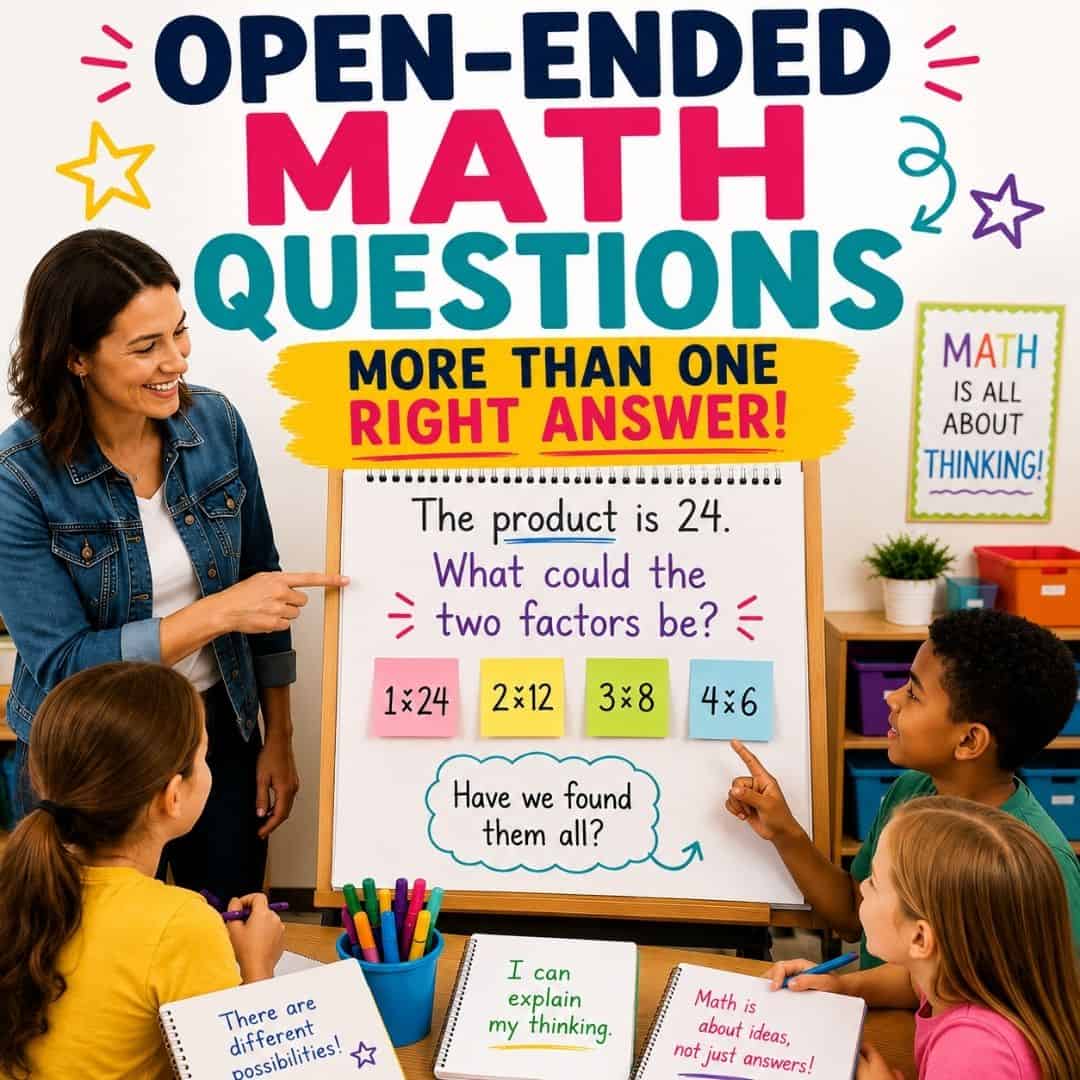 Open-Ended Math Questions: How to Use Them in Grades 3-5