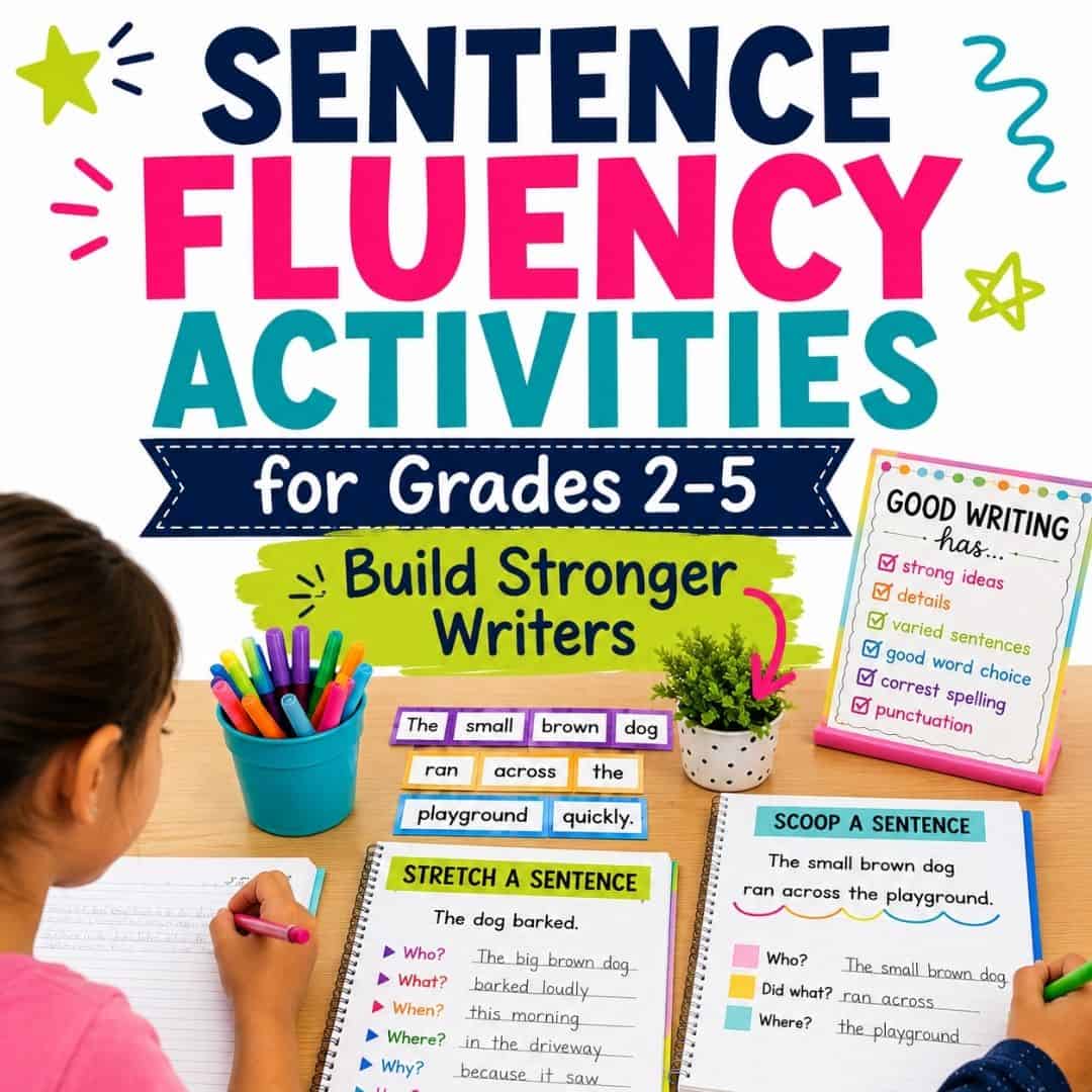 How to Teach Sentence Fluency in Grades 2–5