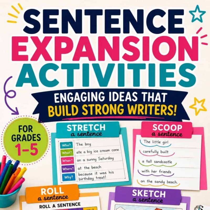 How to Teach Stretch a Sentence (With Examples for Grades 1-5)